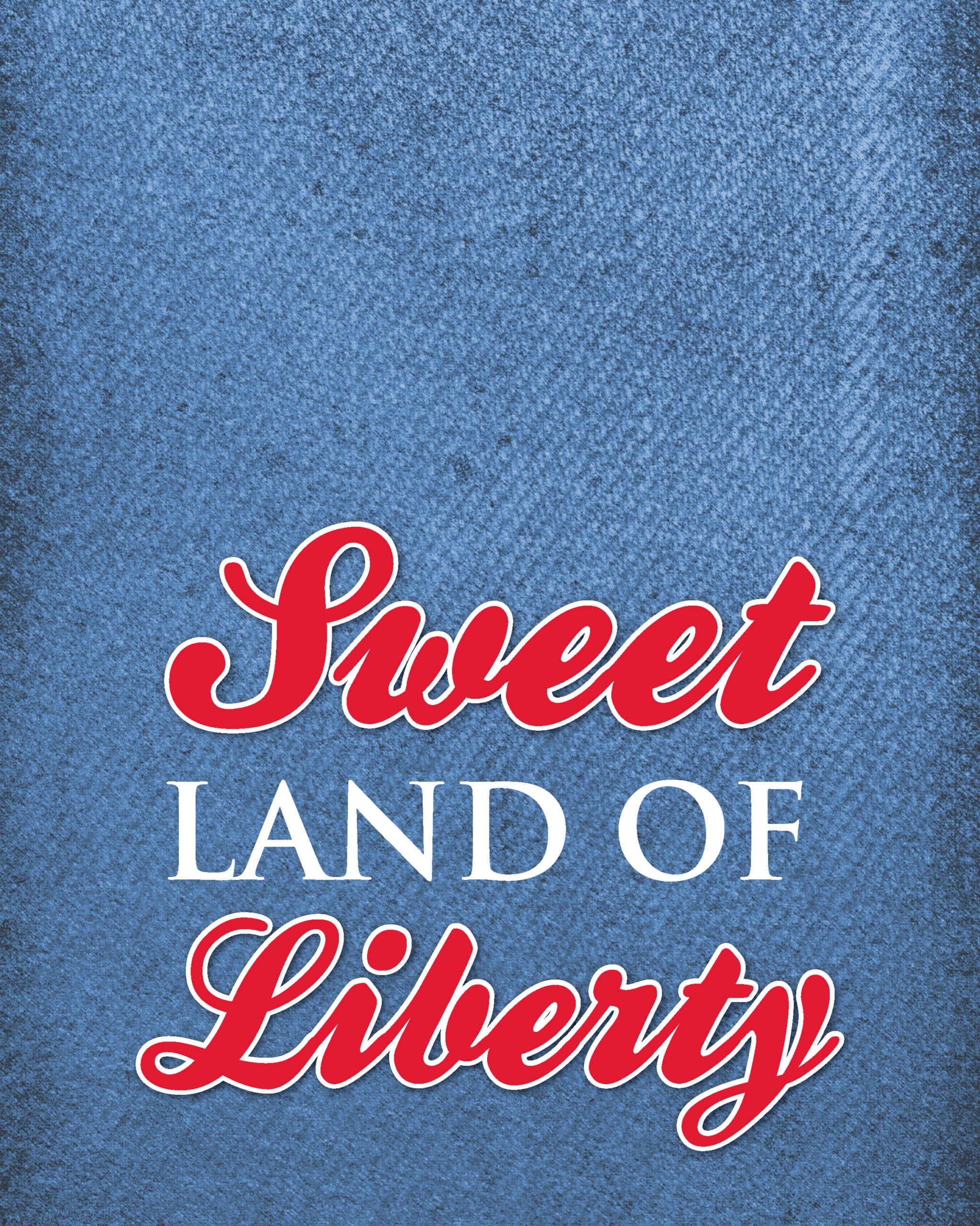 DIY Americana Artwork Sweet Liberty Picture Frame Craft