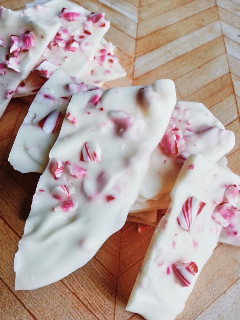 White Chocolate Peppermint Bark Recipe Christmas Candy